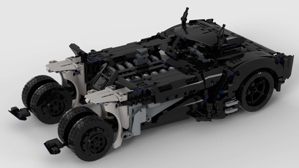 LEGO MOC White Knight Batmobile by pins_n_liftarms | Rebrickable ...