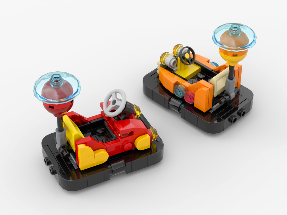 LEGO MOC Bumper Car - Orange And Red by Agilinzzz | Rebrickable - Build ...