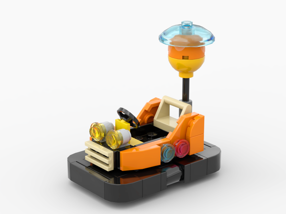 LEGO MOC Bumper Car - Orange And Red by Agilinzzz | Rebrickable - Build ...