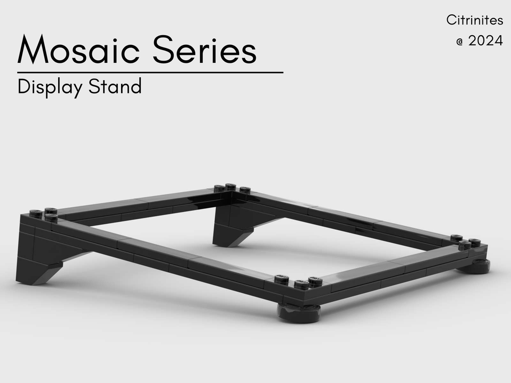 LEGO MOC Mosaic Series | Display Stand by Citrinites | Rebrickable ...