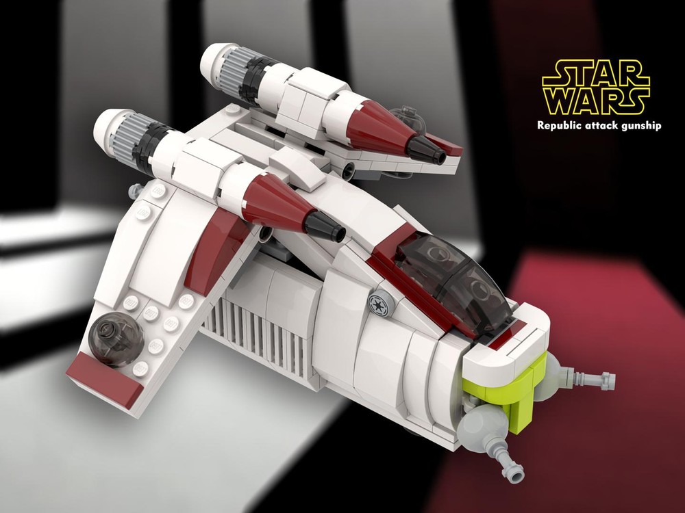LEGO MOC Republic attack gunship by Bricker31 | Rebrickable - Build with LEGO