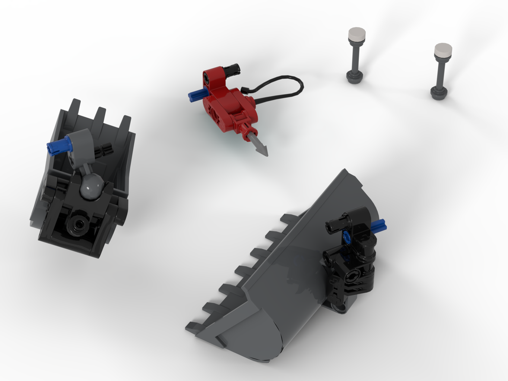 LEGO MOC Set 60420 Excavator Equipment: Hydraulic Breaker by Hedu88 ...