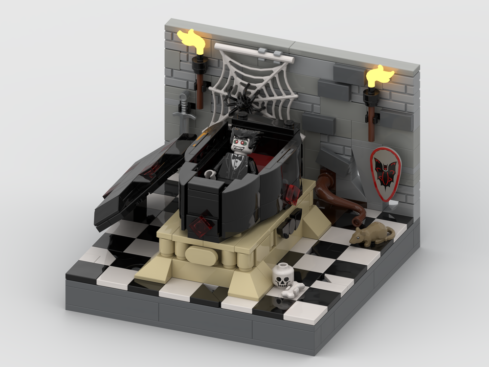 LEGO MOC Vampire's Crypt by Xomur | Rebrickable - Build with LEGO