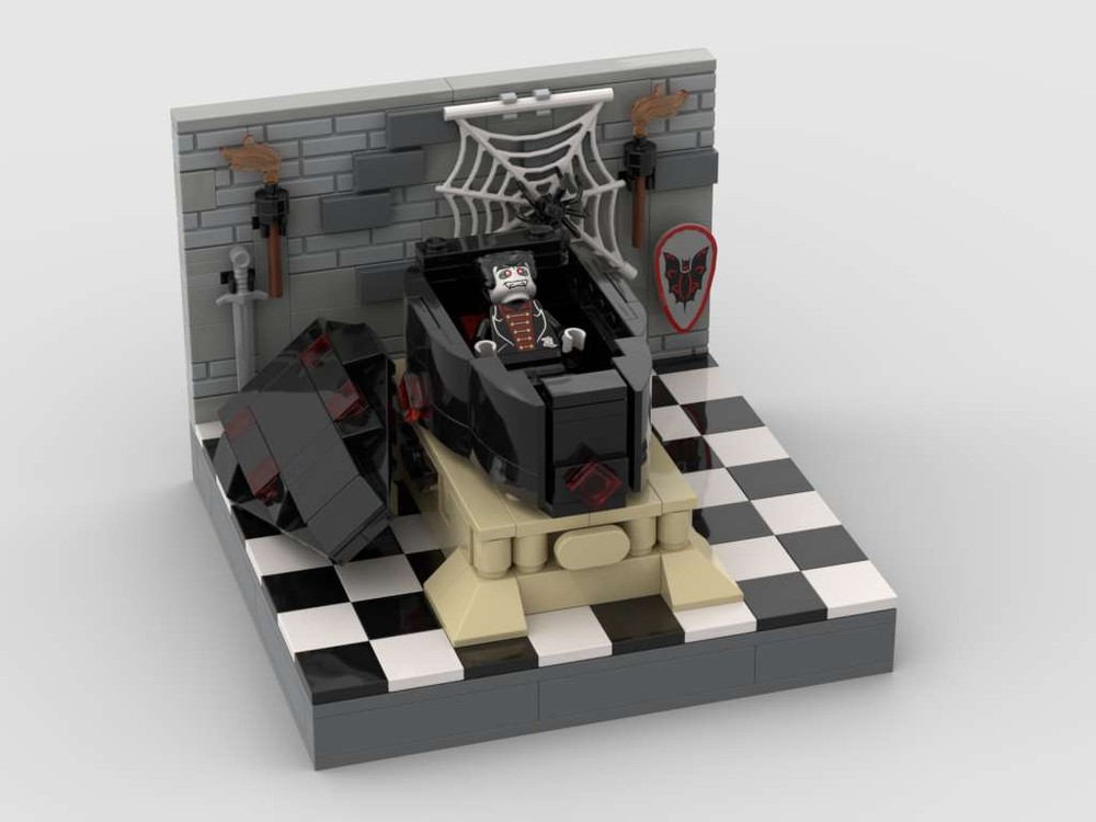 LEGO MOC Vampire's Crypt by Xomur | Rebrickable - Build with LEGO