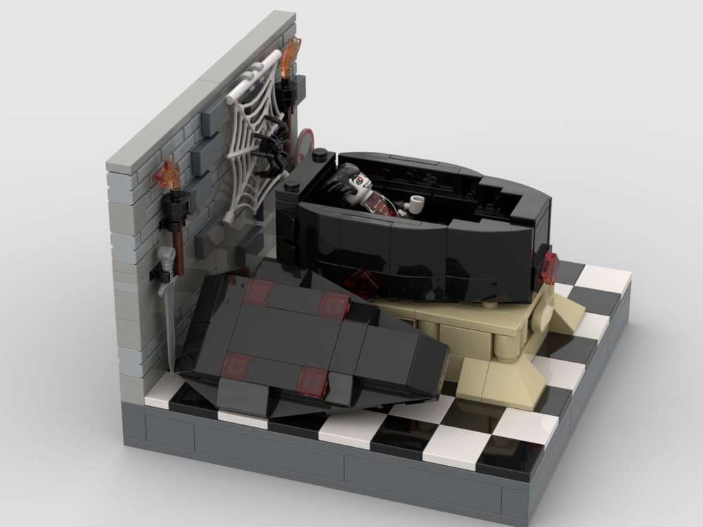 LEGO MOC Vampire's Crypt by Xomur | Rebrickable - Build with LEGO