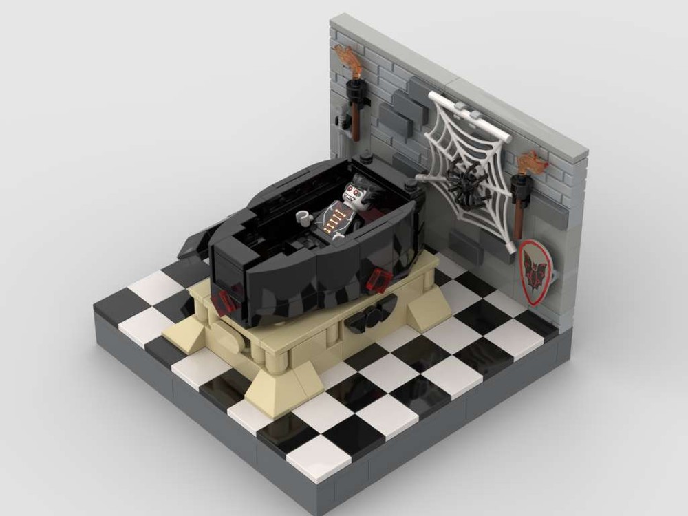 LEGO MOC Vampire's Crypt by Xomur | Rebrickable - Build with LEGO