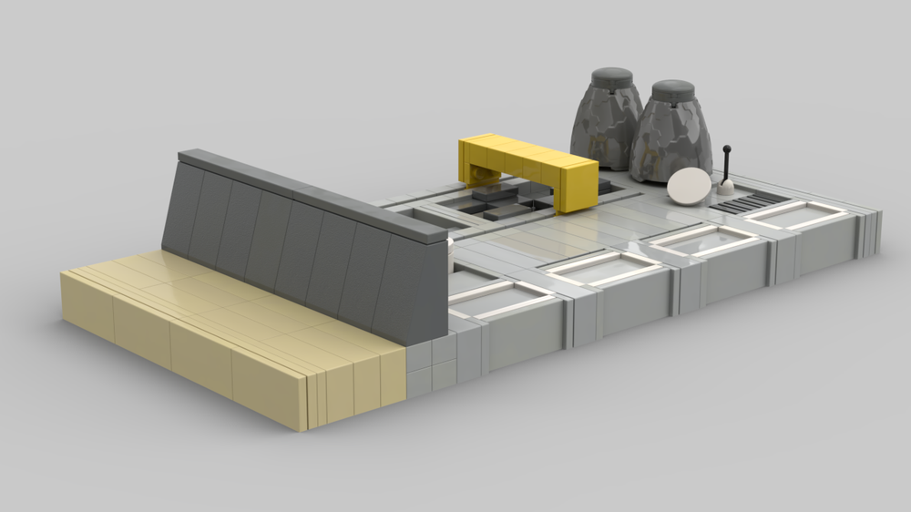 LEGO MOC Core Global Armaments Nano Scale Spaceport by Futurism_Lego ...