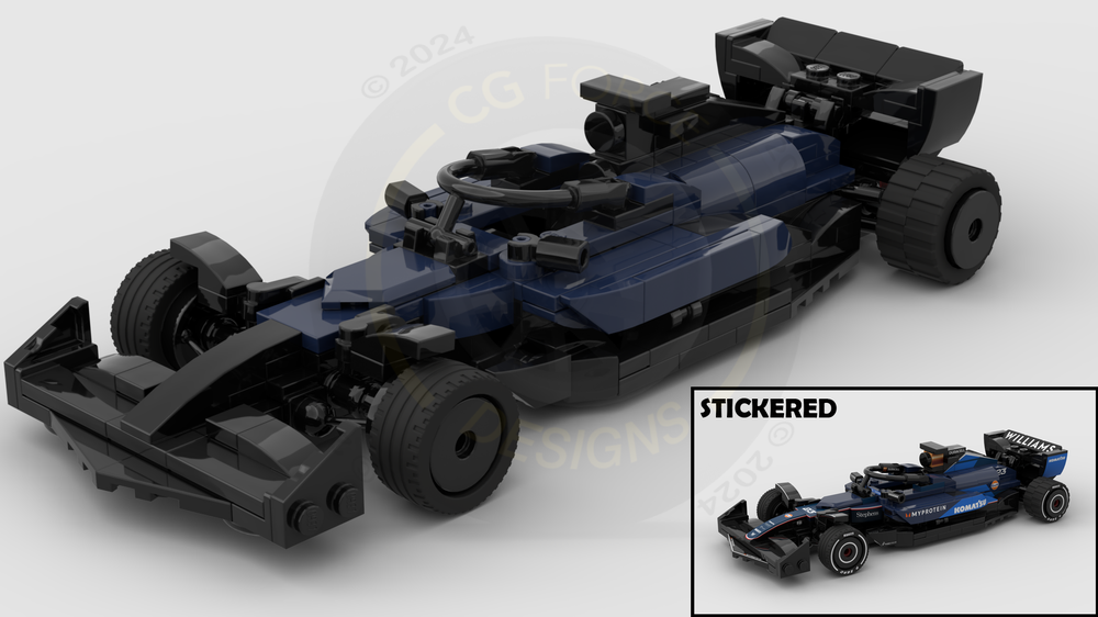 LEGO MOC F1 Williams FW-46 by CGForceDesigns | Rebrickable - Build with ...