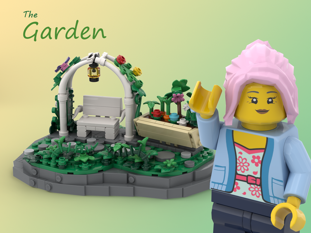 LEGO MOC The Garden by bricks.by.june | Rebrickable - Build with LEGO
