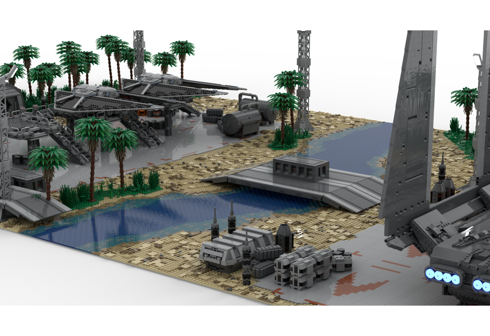 LEGO MOC SW - Battlefront II Scarif Beach by Sarinoo90 | Rebrickable ...