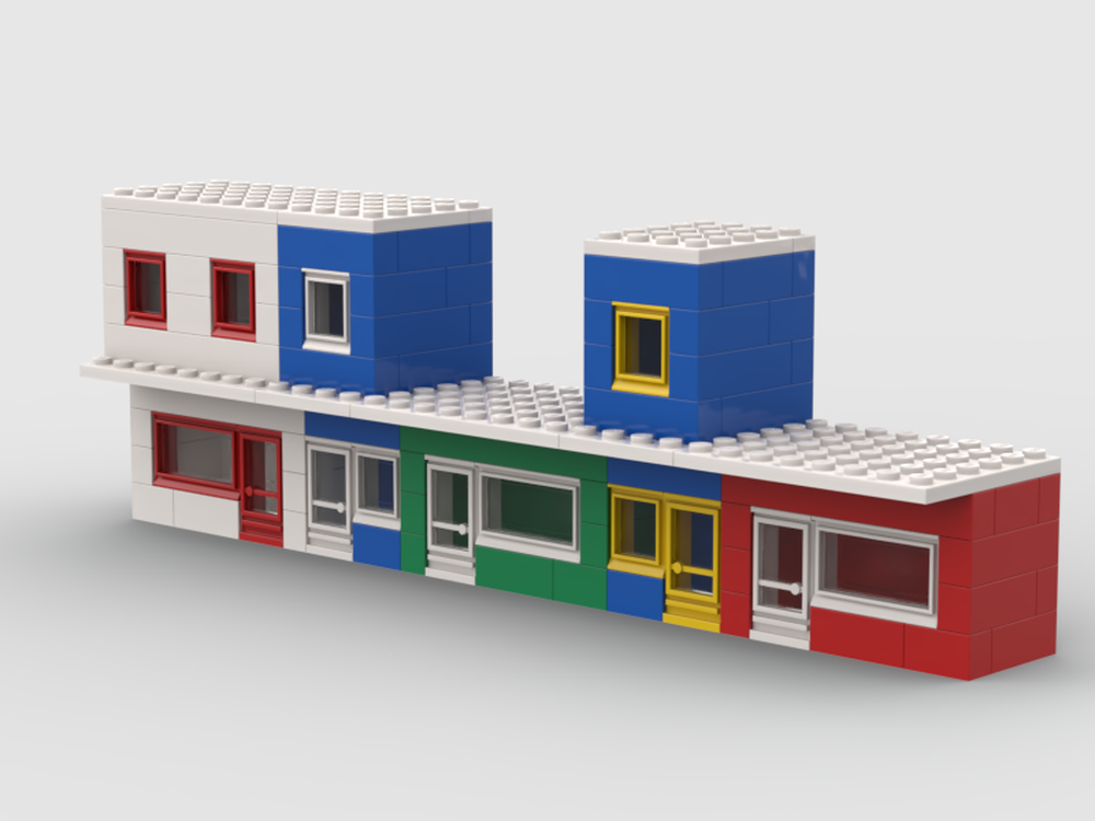 LEGO MOC Shops of Market Street Town Plan Style by normivey ...