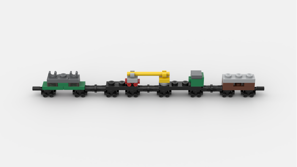 LEGO MOC Teeny Trains, Volume IV: 3677, 4511, 4512, 6399, 7897, 7898 ...