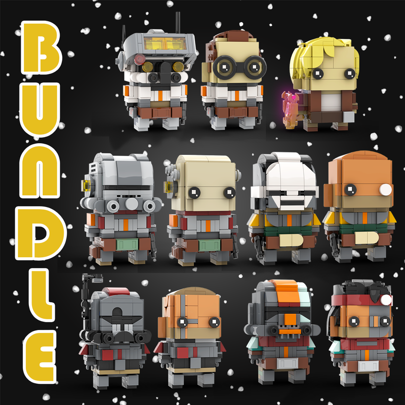 LEGO MOC The Bad Batch Brickheadz Collection by Martibrix | Rebrickable ...