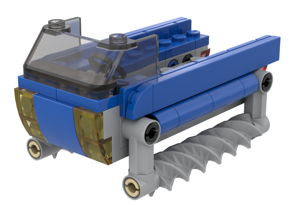 LEGO MOC Amphibious Screw Drive by OrchardBuilds | Rebrickable - Build ...