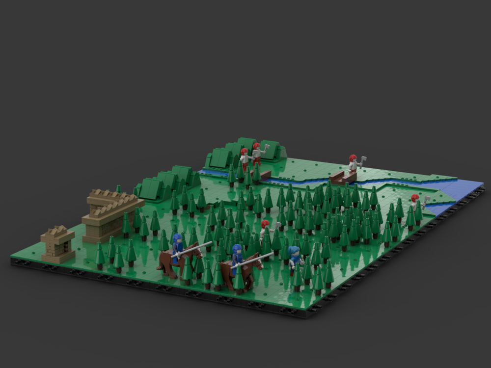 LEGO MOC Fire Emblem (Blazing Blade) Chapter 1: Foot steps of fate map ...