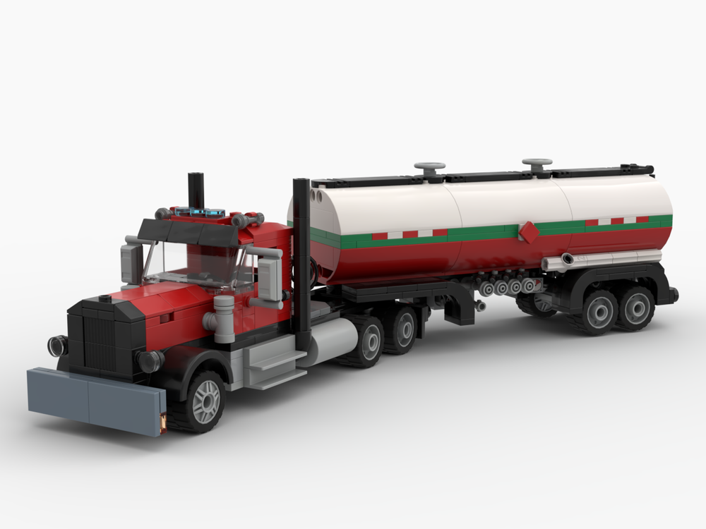 LEGO MOC Peterbilt Octan Tanker by owstin | Rebrickable - Build with LEGO