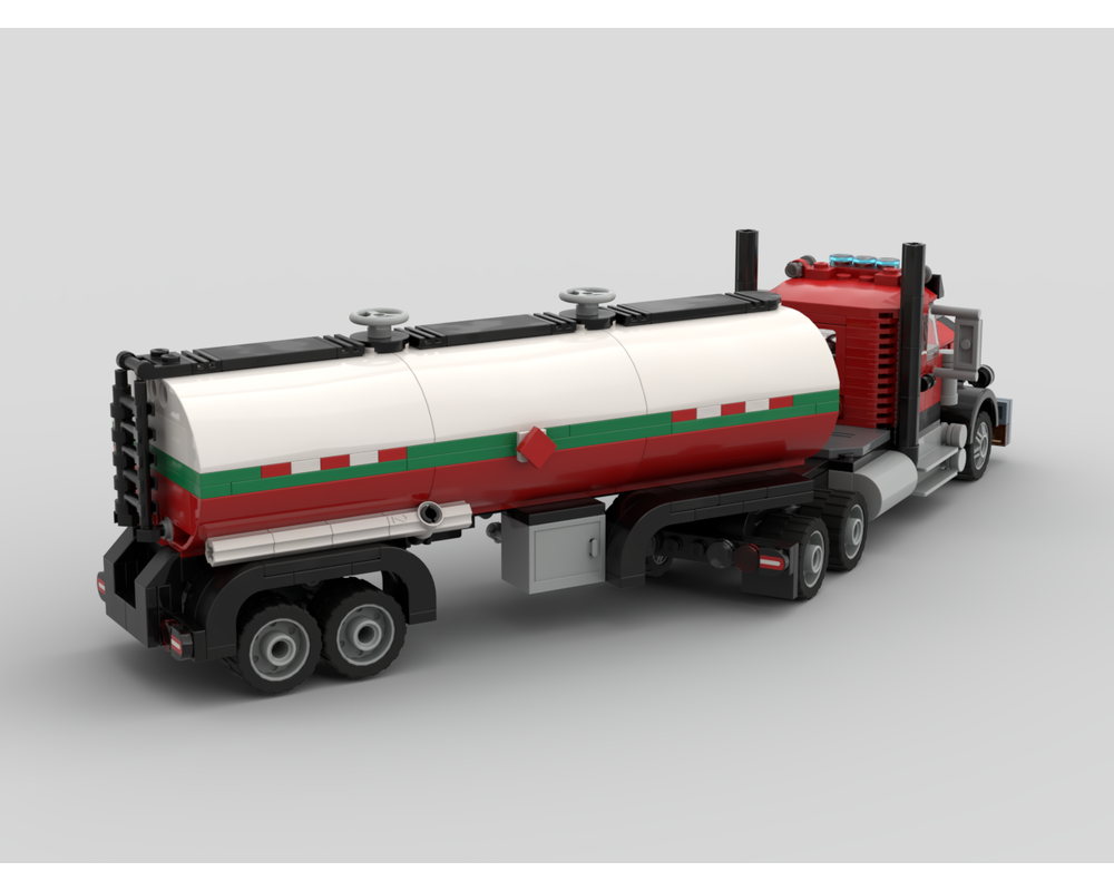 LEGO MOC Peterbilt Octan Tanker by owstin | Rebrickable - Build with LEGO