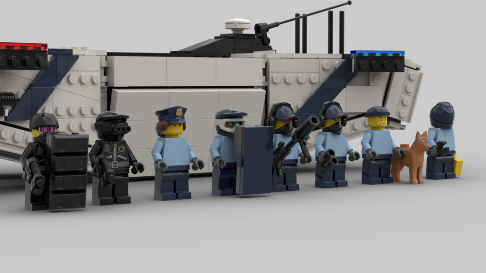 LEGO MOC Futuristic Police Pack by Futurism_Lego | Rebrickable - Build ...