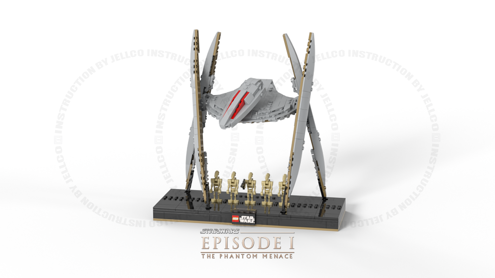 LEGO MOC Mini Size Vulture Droid Starfighter by jellco | Rebrickable ...