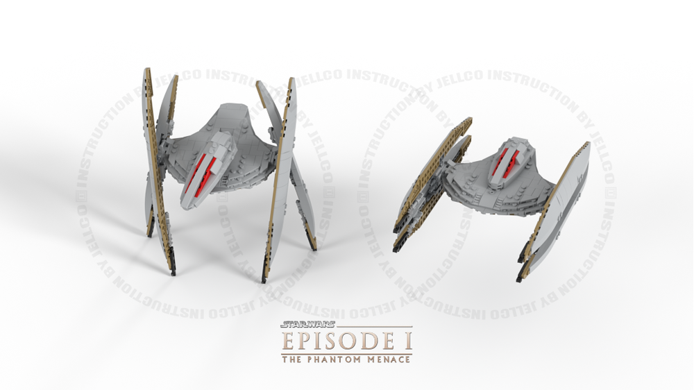 LEGO MOC Mini Size Vulture Droid Starfighter by jellco | Rebrickable ...