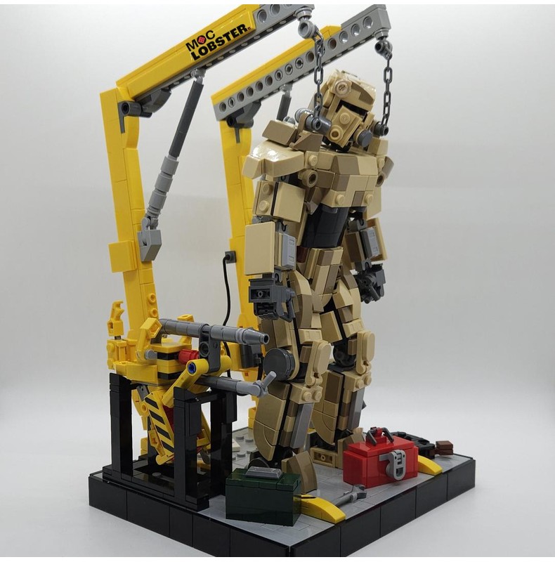 LEGO MOC Fallout: Desert Camo T-45 Power Armor by Moc_Lobster ...