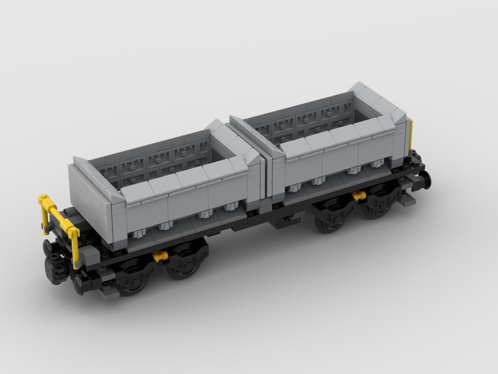 LEGO MOC Swiss open gondola tipper wagon "Fans-U" (SBB) by mnemocron ...