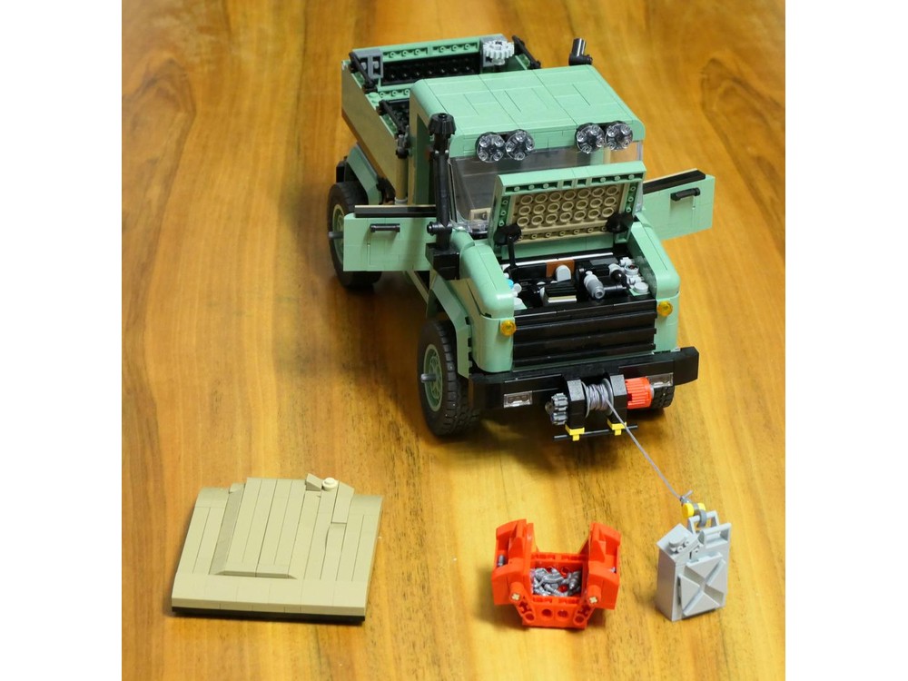 Lego Moc 10317 Unimog By Larsagri Rebrickable Build With Lego