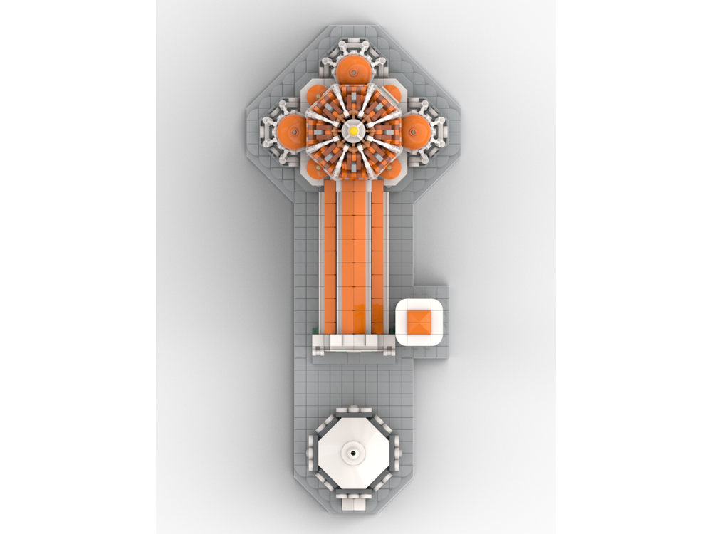 LEGO MOC Cathedral of Florence 1:800 by shelflife | Rebrickable - Build ...