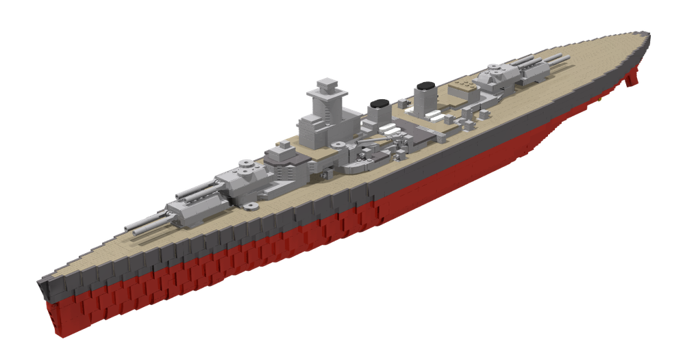 LEGO MOC 1:350 scale KMS Hannover(WOWS) by yamato534 | Rebrickable ...