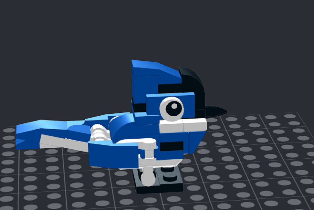 LEGO MOC Blue jay by woodstockbrix89 | Rebrickable - Build with LEGO