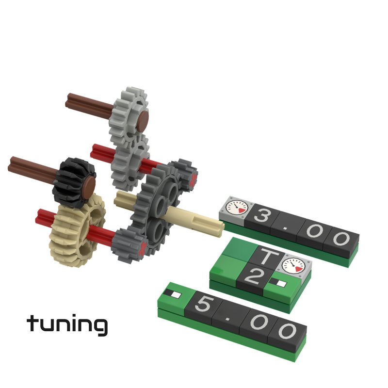 LEGO MOC Five Twin Gear Sets for GBC and MOCS at 60-80 rpm by andybell ...