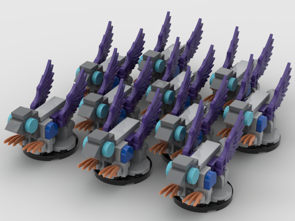 LEGO MOC Griffon Flock by GargonLe | Rebrickable - Build with LEGO