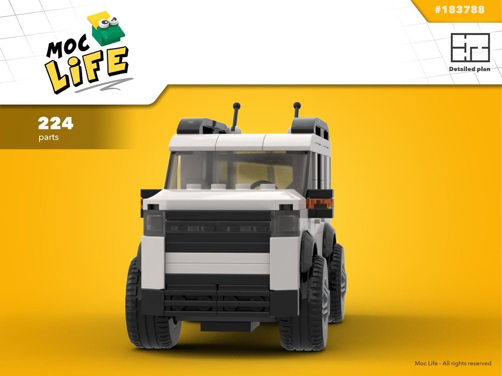 LEGO MOC Hyundai Santa Fe by MocLife | Rebrickable - Build with LEGO