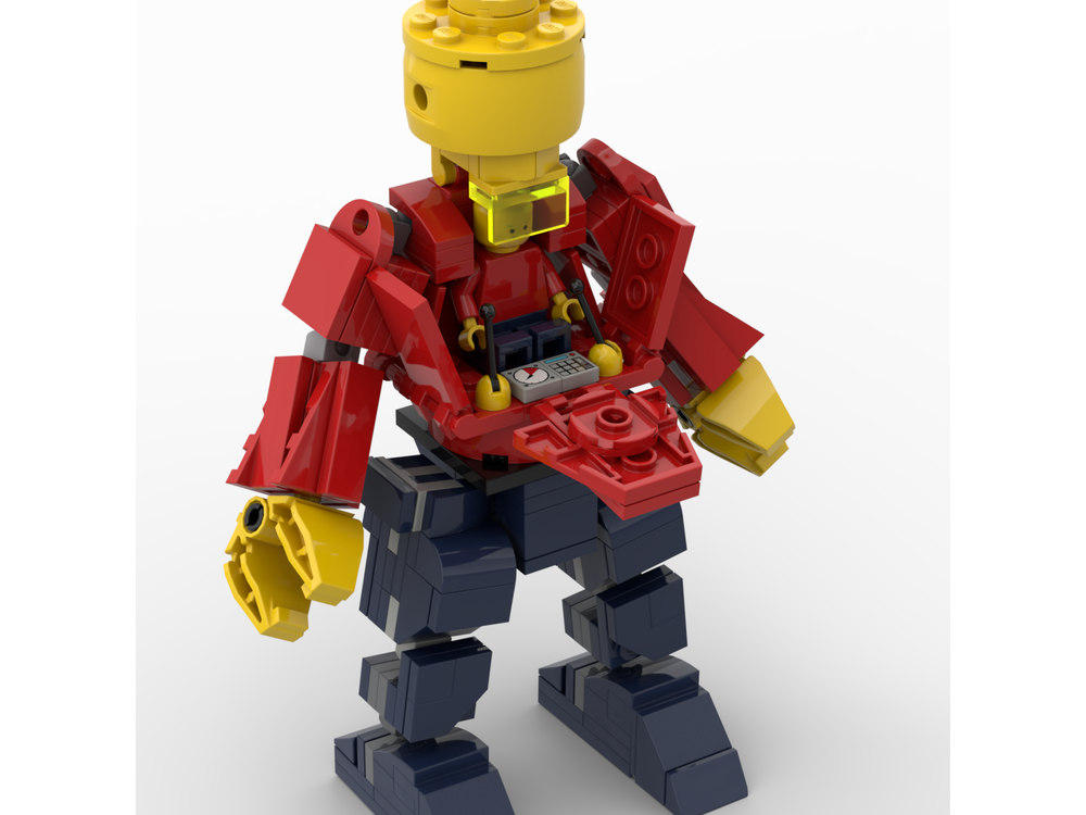 LEGO MOC minifigure mech by BroadBricks_Studio | Rebrickable - Build ...