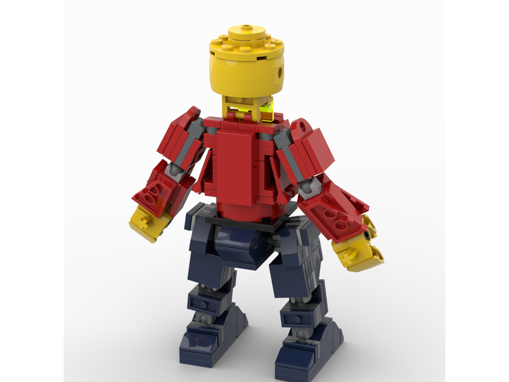 Lego Moc Minifigure Mech By Broadstack Rebrickable Build With Lego