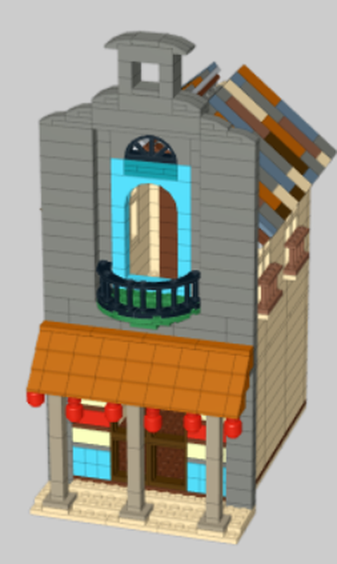 LEGO MOC 1st Restaurant by Picture_In_Mind | Rebrickable - Build with LEGO