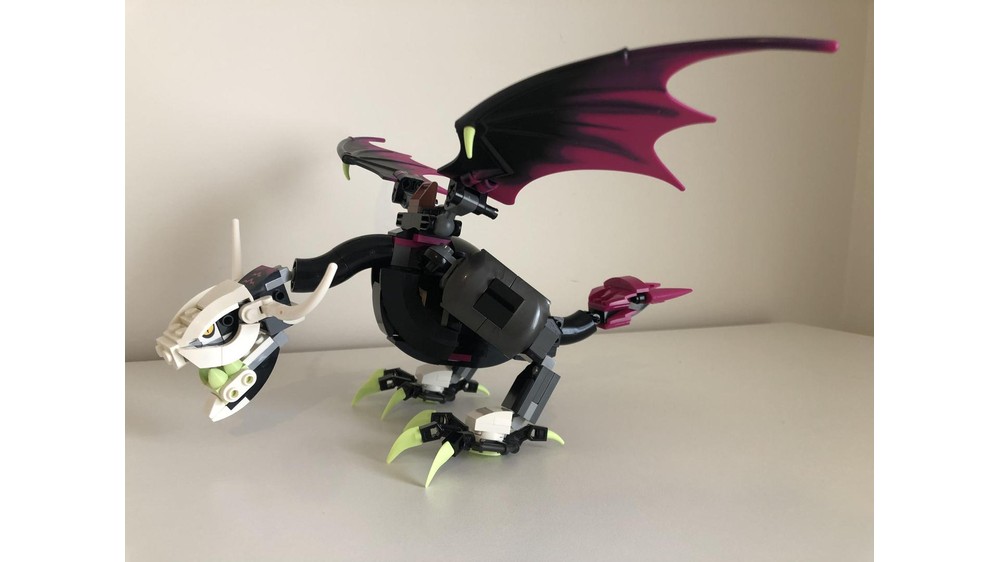 LEGO MOC Nightmare Wyvern by MillenniumDice | Rebrickable - Build with LEGO