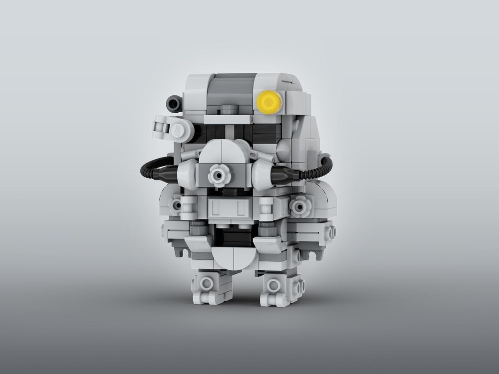 Lego Moc T 60 Power Armor Brickheadz Lego Moc Amazon Prime Fallout By