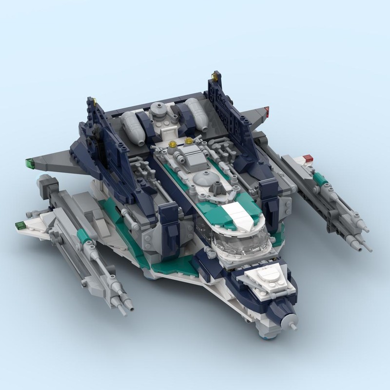 LEGO MOC Alpha Class NV1 Starship - Aion's Compass by SlamTrunk ...