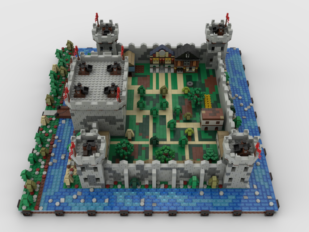 LEGO MOC-183851 Microscale castle diorama by AlessandroMaffioli ...