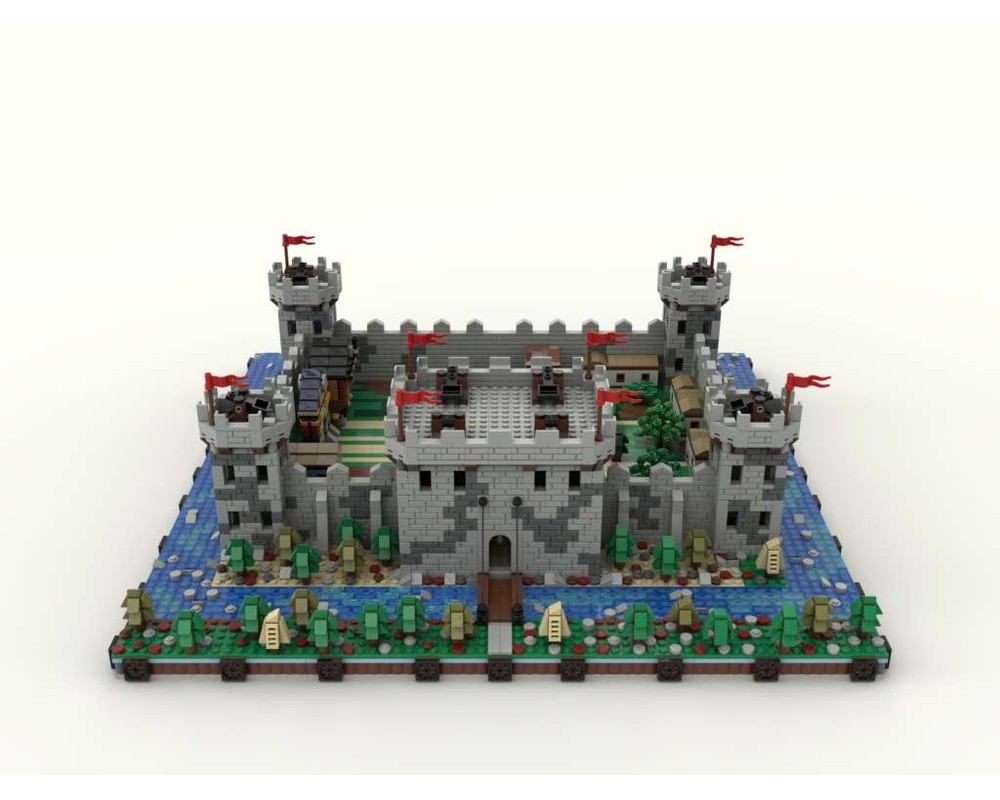 LEGO MOC Microscale castle diorama by AlessandroMaffioli | Rebrickable ...
