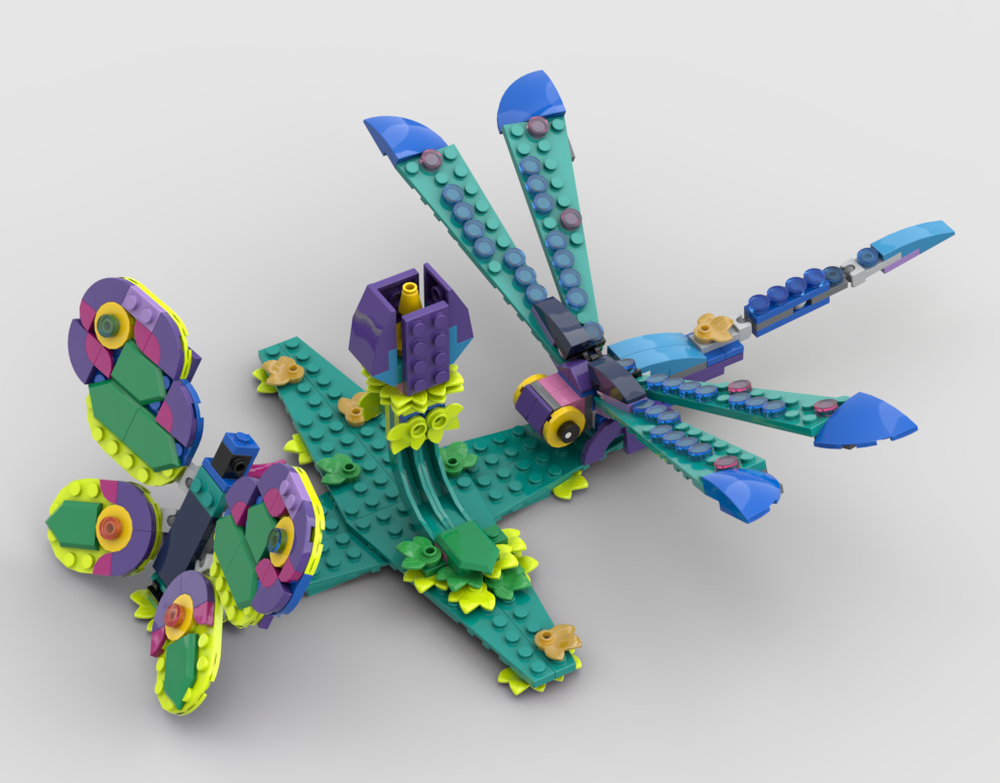 LEGO MOC 31157 Insects and Flower by markoknoebl | Rebrickable - Build ...