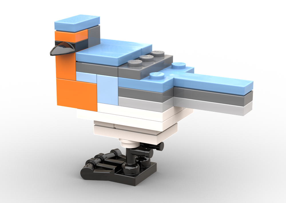 LEGO MOC Robin bird by _Fra_ | Rebrickable - Build with LEGO