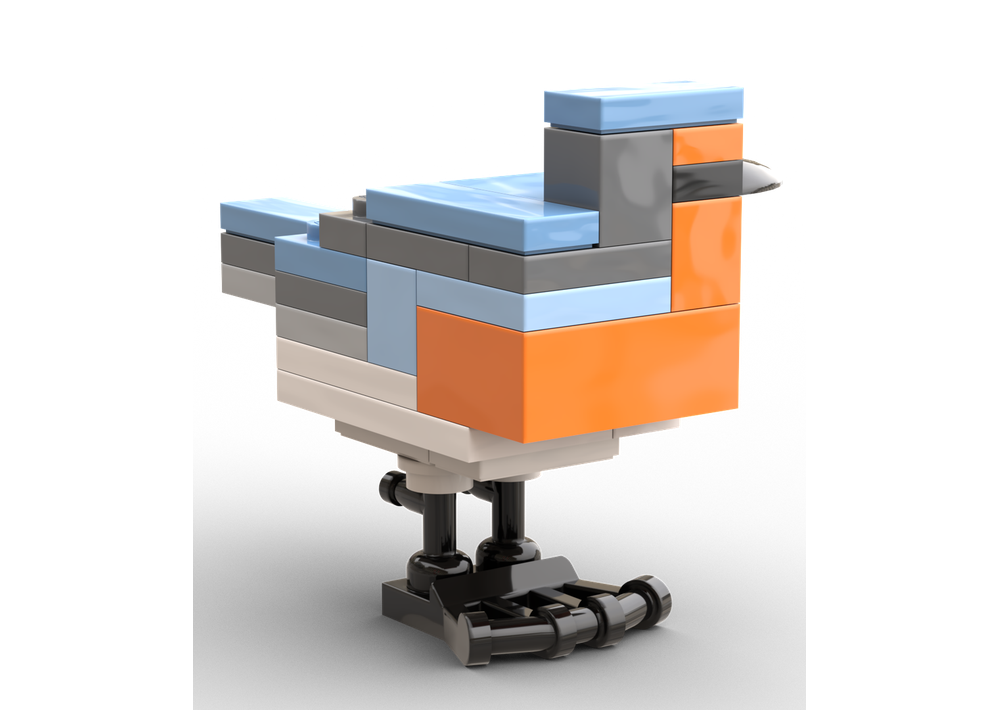 LEGO MOC Robin bird by _Fra_ | Rebrickable - Build with LEGO