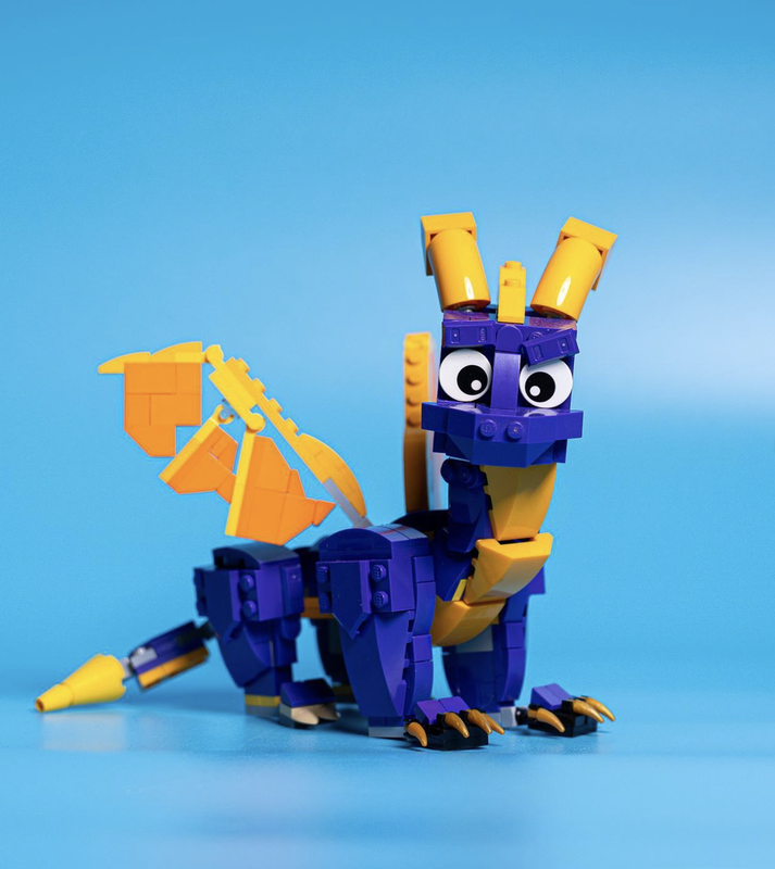 LEGO MOC Reignited Spyro MOC by ozbrickcreator | Rebrickable - Build ...