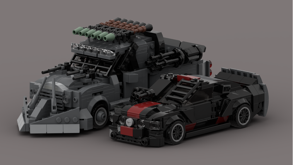 LEGO MOC 2002 Dodge Ram - Death Race (2008) - 8 stud wide by ...
