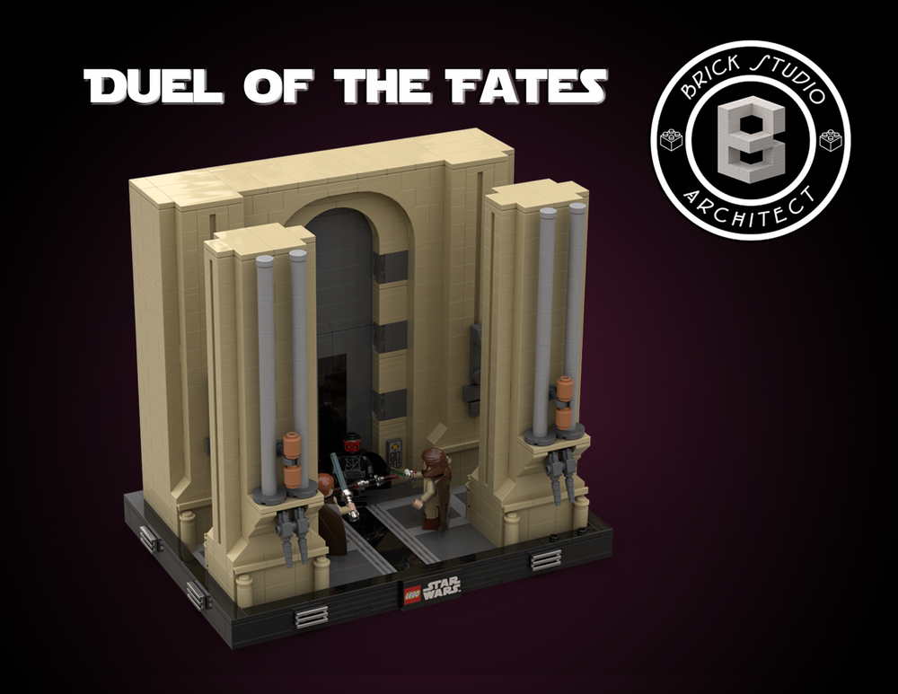 LEGO MOC Duel of the Fates Diorama by BrickStudioArchitect ...