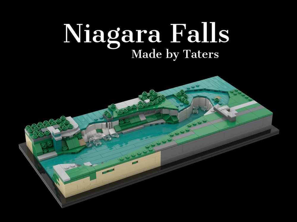 Lego Moc Niagara Falls By Taters Rebrickable Build With Lego