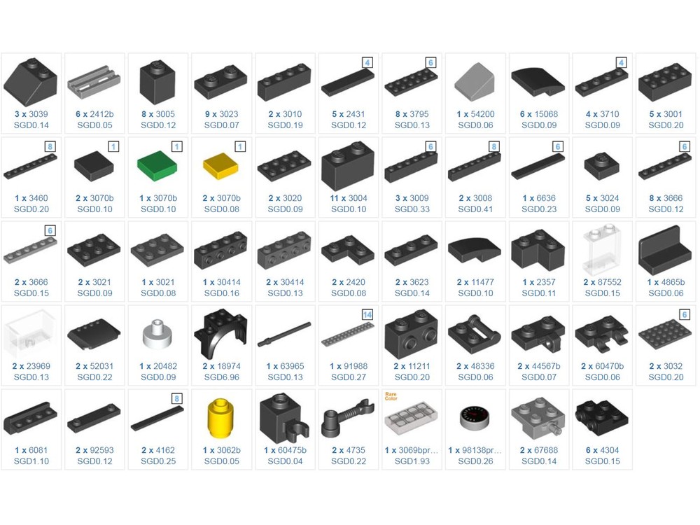 LEGO MOC Burger Truck by Xenlc | Rebrickable - Build with LEGO