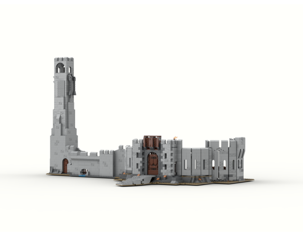 LEGO MOC Helm's Deep Modification by BrixRemix | Rebrickable - Build ...